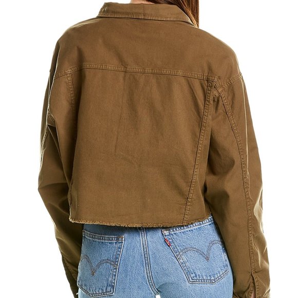 Good American | Jackets & Coats | Good American Crop Cargo Jacket ...